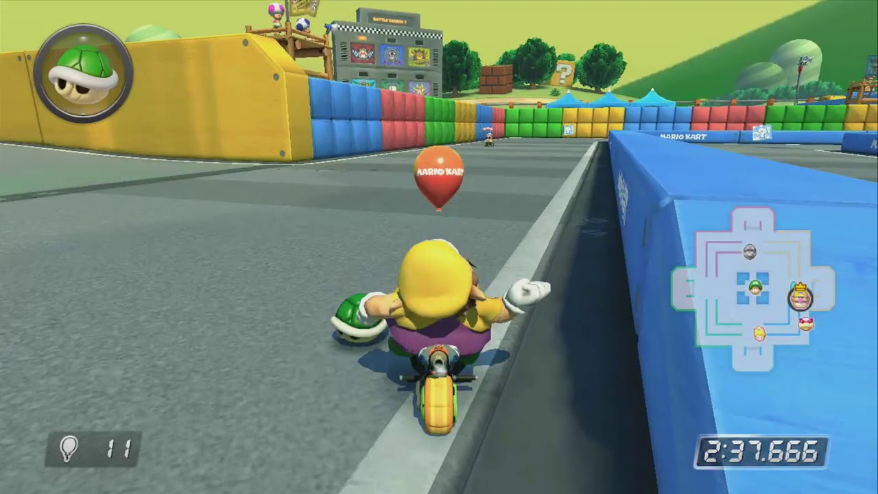 [MK8] SNES Battle Course 1 (Accidental Skybox Change) - YouTube