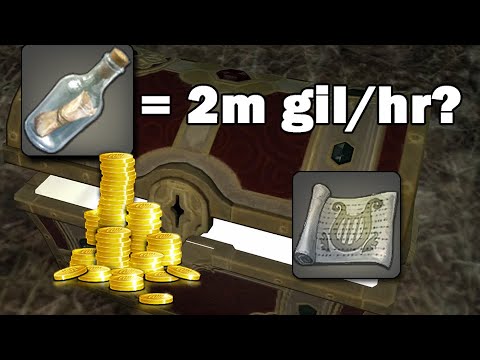 Loot from 50 Gliderskin Maps | FFXIV - YouTube