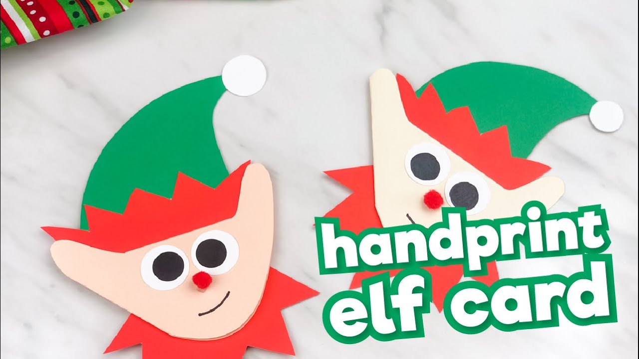 Elf Handprint Christmas Card - YouTube