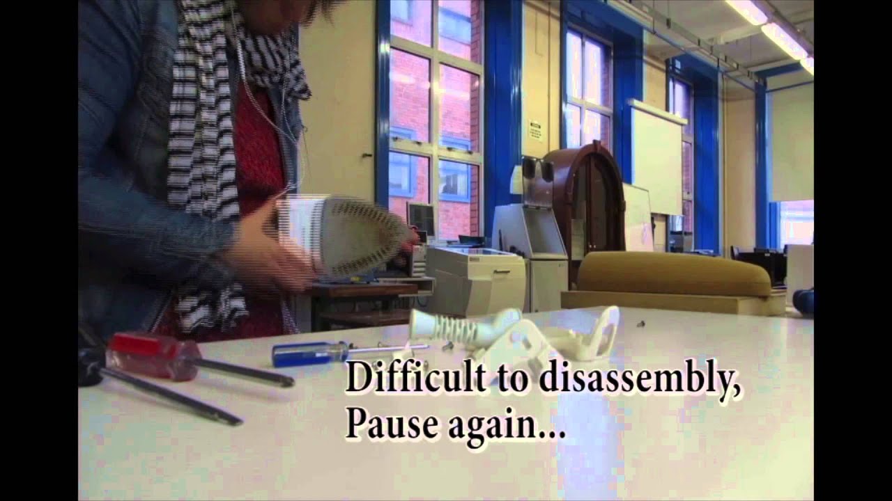 PDS 2013 DIT Electric iron disassembly - YouTube