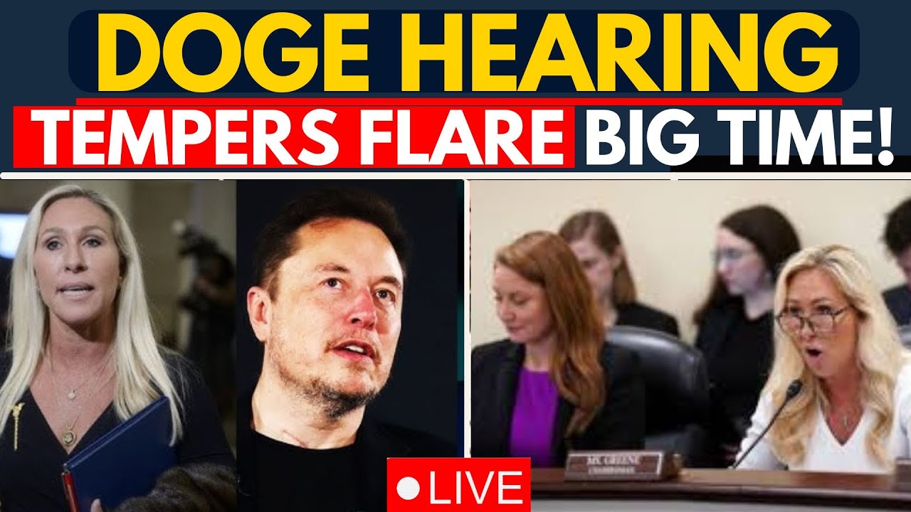 DOGE Committee Hearing Live Updates| Elon Musk News Updates| First ...