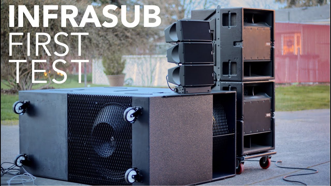 Infra-subwoofer: First Test - YouTube