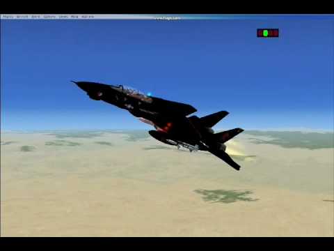 FSX F-14 FIRING MISSILES - YouTube