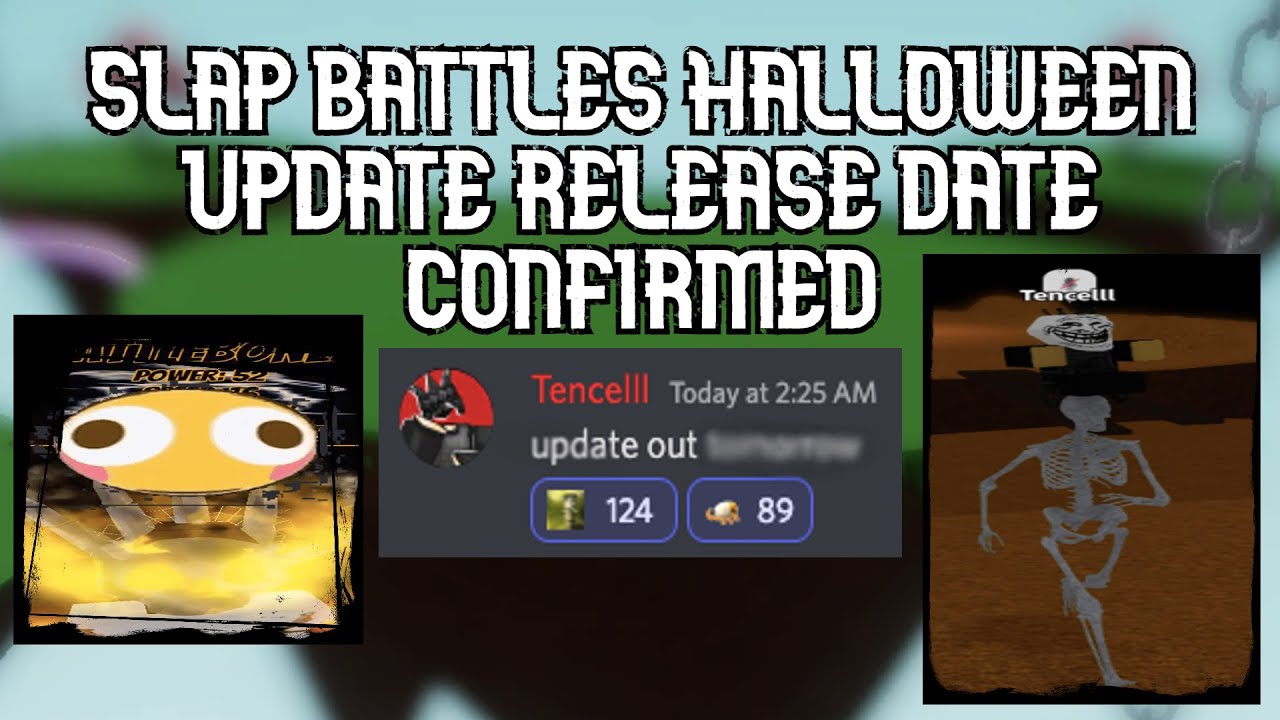 Slap Battles Halloween Update Release Date Confirmed! - YouTube