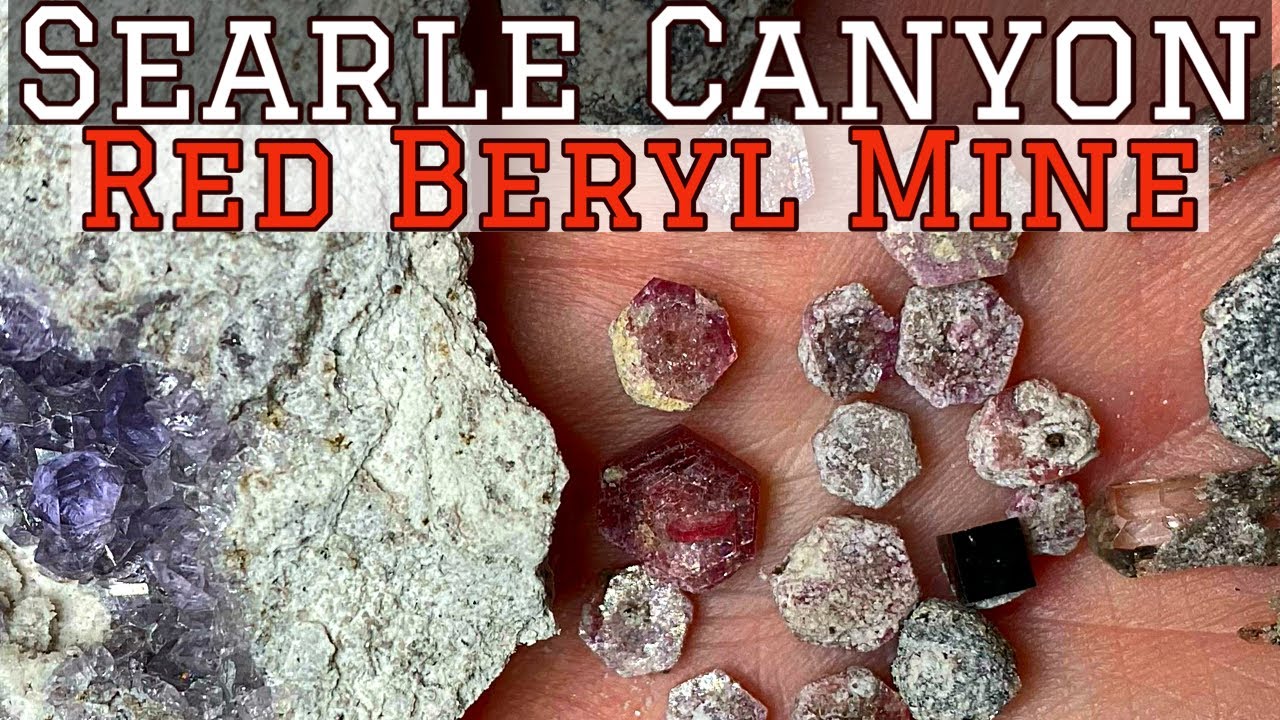 Rockhounding the Searle Canyon Red Beryl Mine, Thomas Range Utah! - YouTube