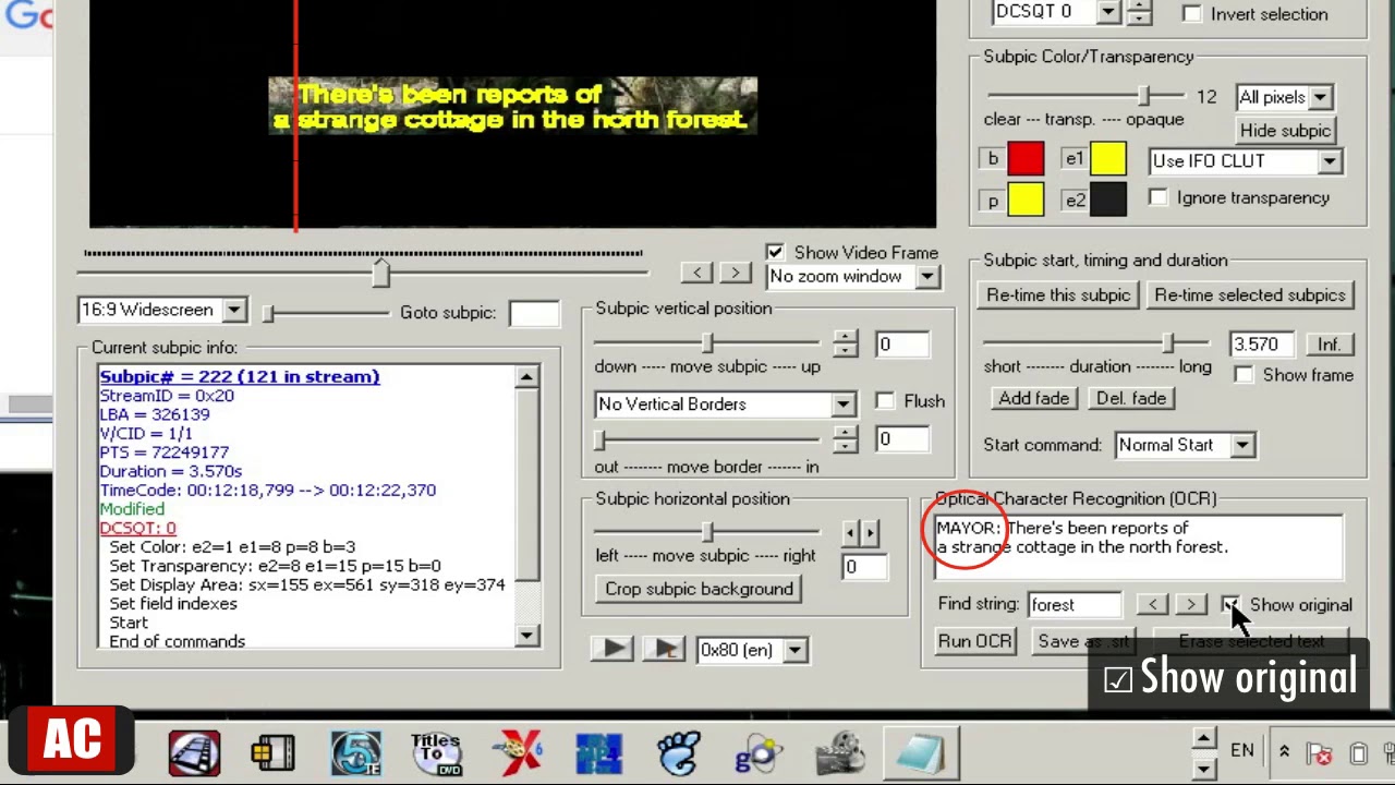Remove Unwanted Text In Subtitles From VOB File On Windows DVDSubEdit remove-unwanted-text-in-subtitles-from-vob-file-on-windows-dvdsubedit