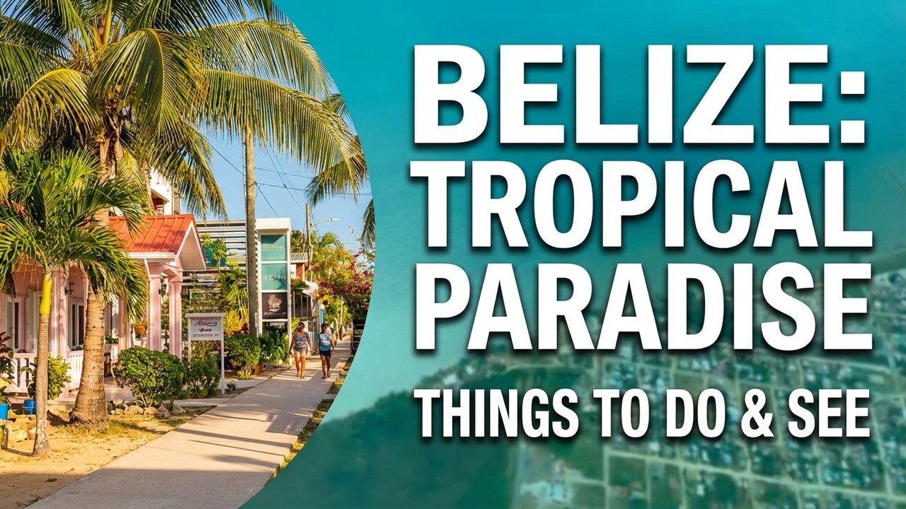 BELIZE 4K: STUNNING AERIAL VIEWS, TROPICAL PARADISE & COASTAL BEAUTY ...