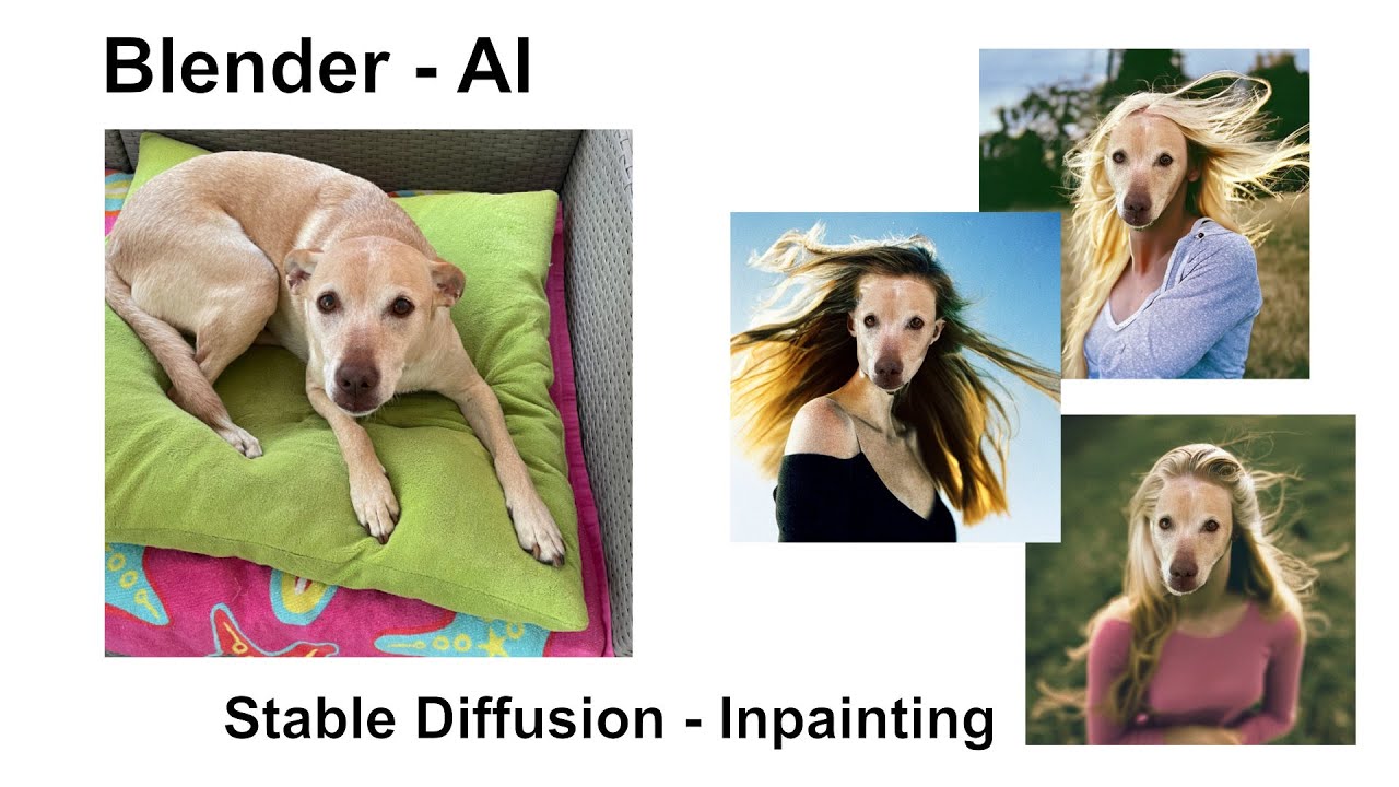 Blender Add-On: Dream-Textures Stable-Diffusion AI Inpainting Example ...