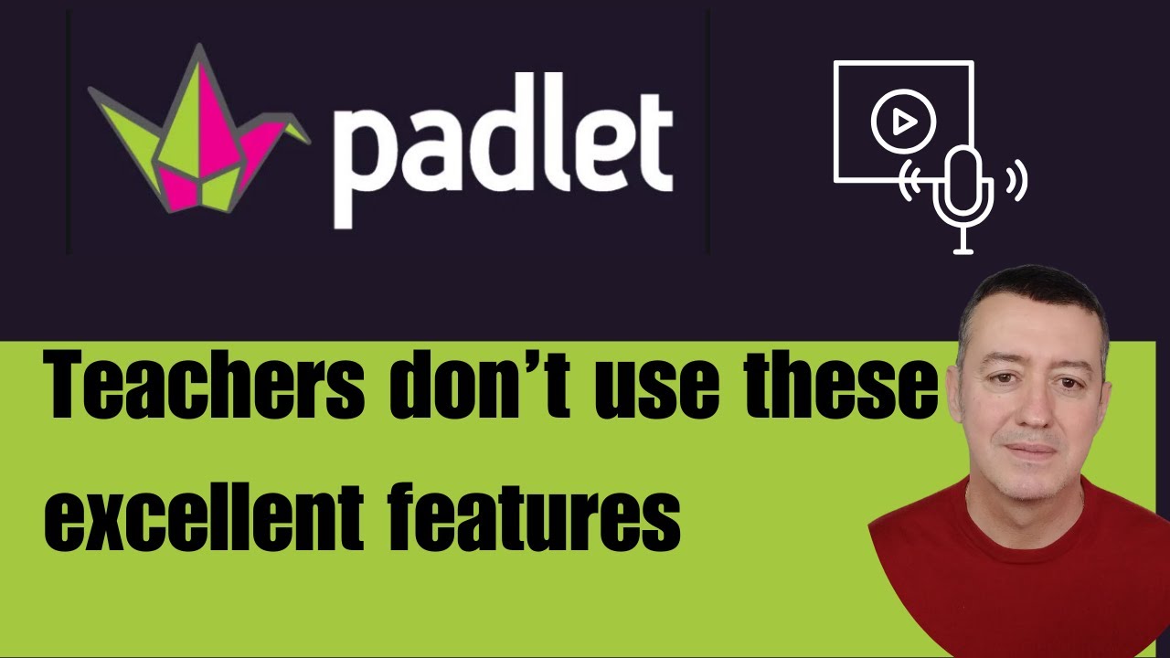 How to use Padlet as a teacher? Audio & Video Options - YouTube