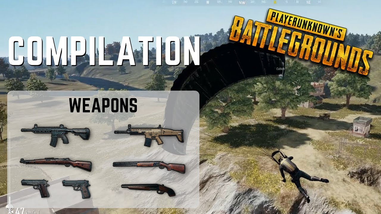 PUBG Highlights Early Game Action Compilation - YouTube