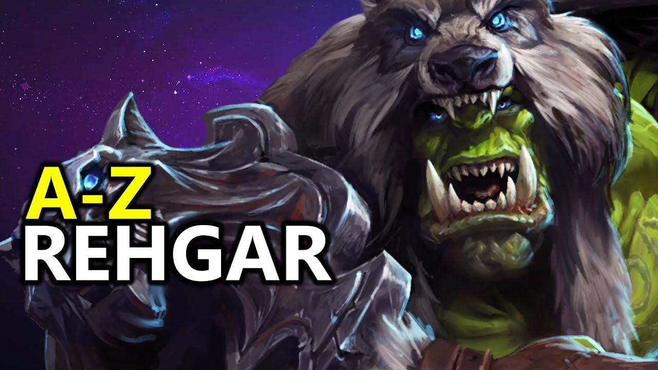 ♥ A - Z Rehgar - Heroes of the Storm (HotS Gameplay) - YouTube