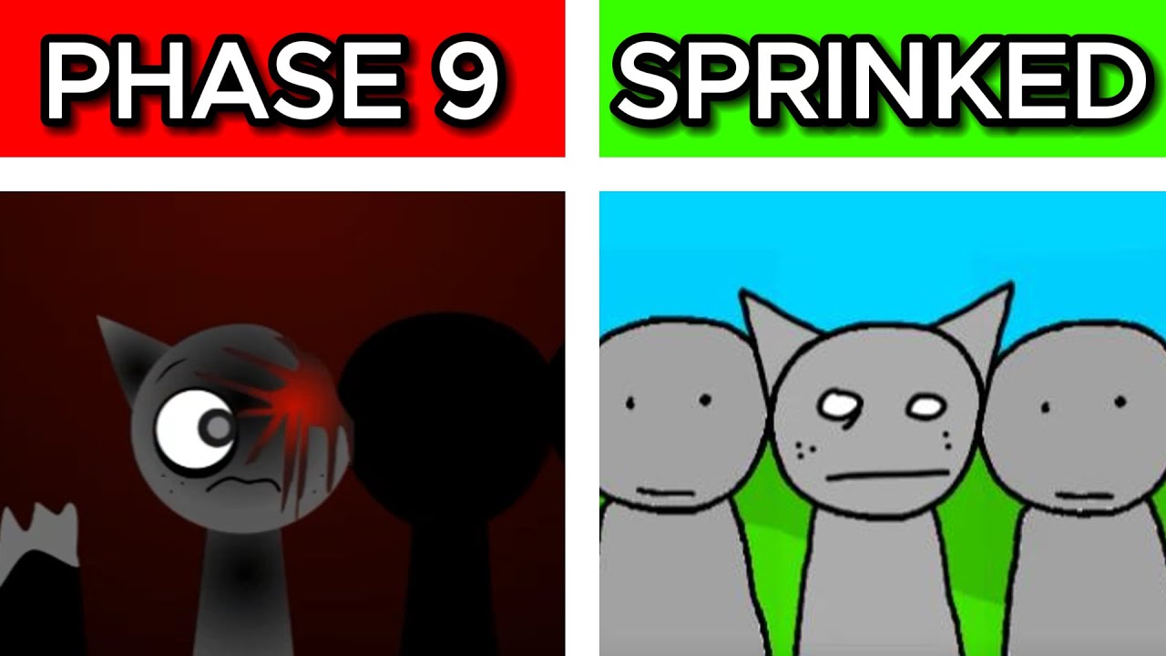Sprunki PHASE 9 VS Sprinked - YouTube