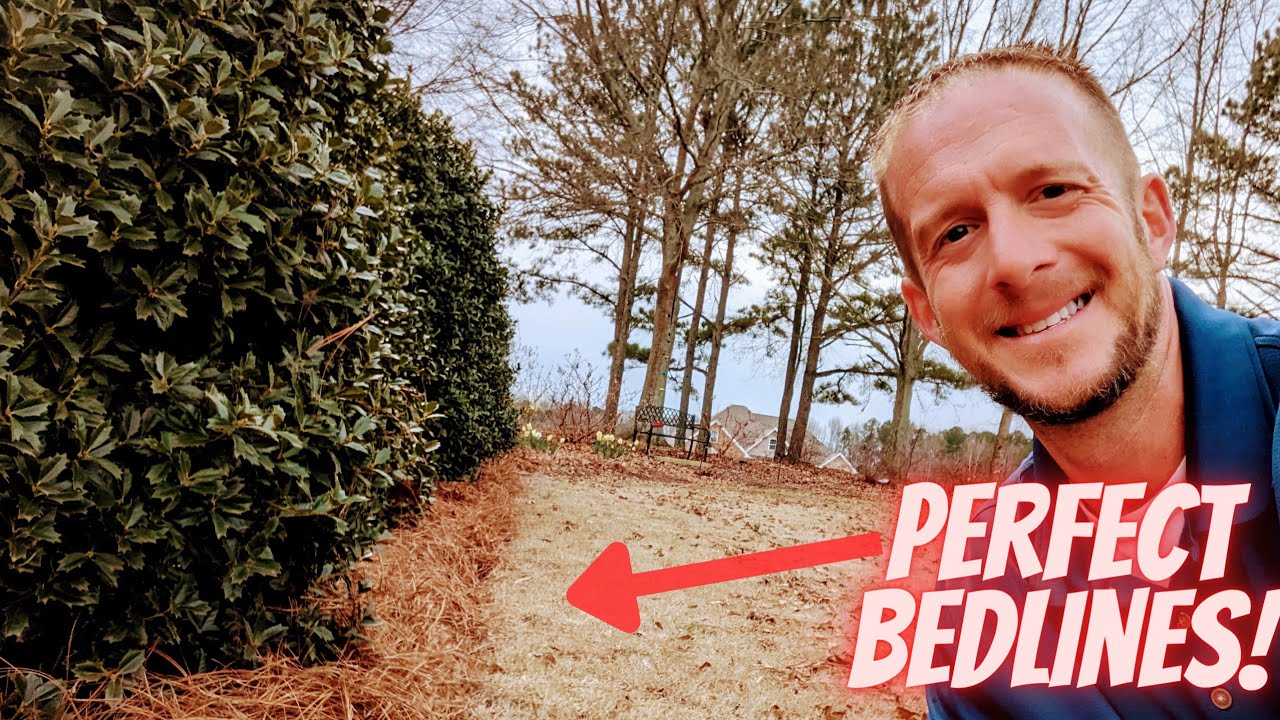3 Easy Steps for Creating the Perfect Landscape Bed Edge - YouTube