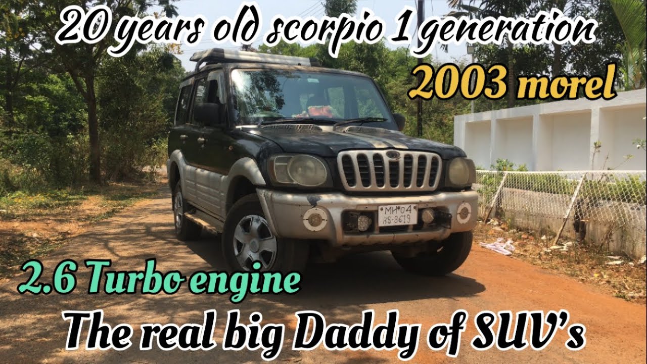 20 years old scorpio 1 generation ownership review || 2.6 turbo engine ...