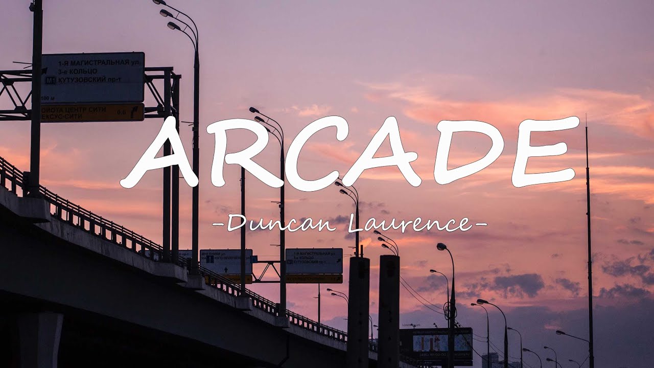 Duncan Laurence - Arcade (Lyrics) ft. FLETCHER - YouTube