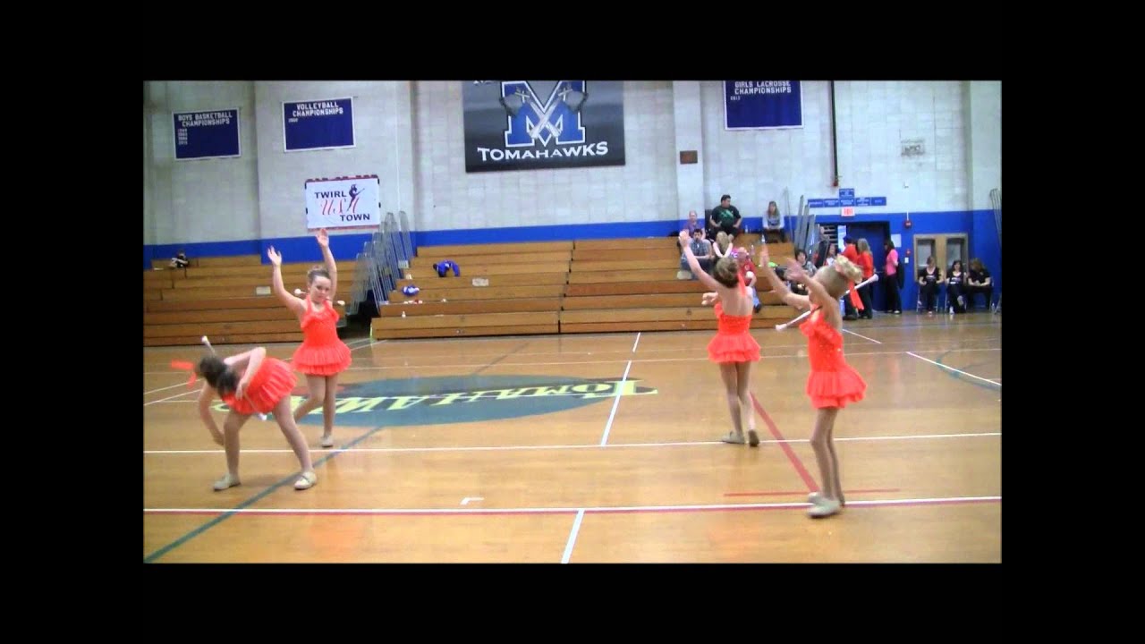 Disney Parade Baton Twirling Routine - YouTube