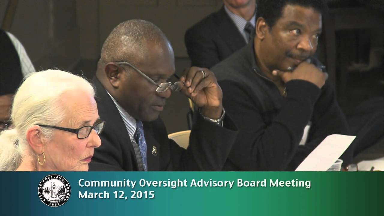 Community Oversight Advisory Board Meeting March 12, 2015 part 1 - YouTube