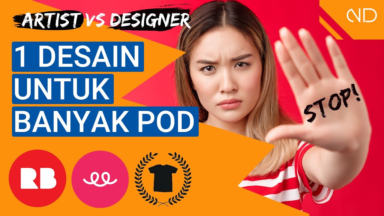 Emang Boleh? 1 Desain Untuk Banyak POD?! | Tutorial Print On Demand ...
