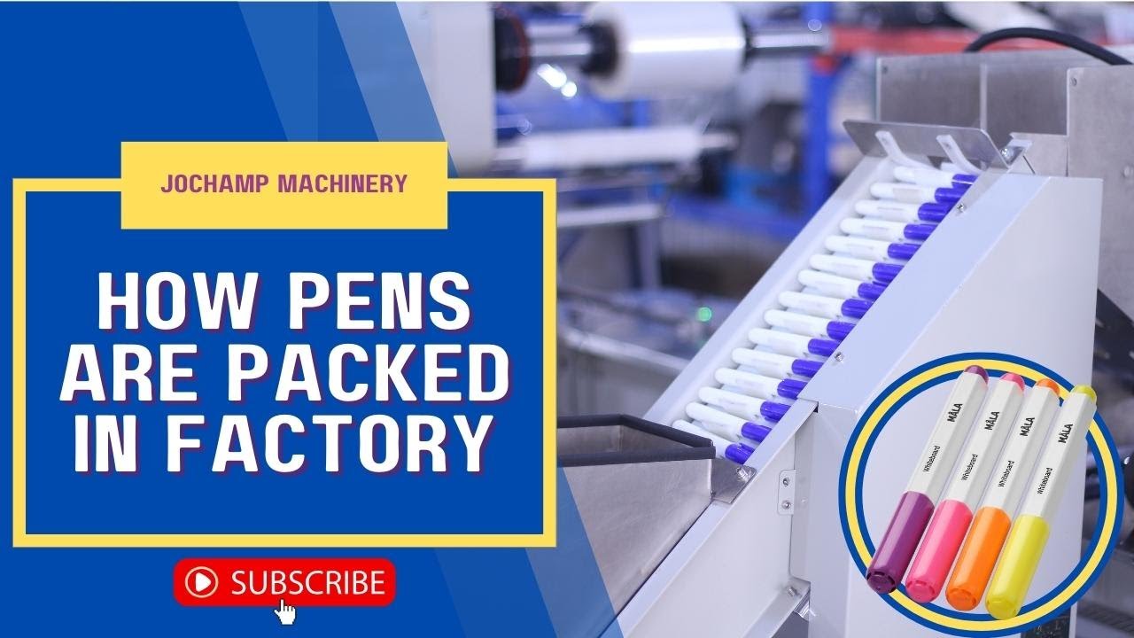How Pens Are Packed In Factory | Pen Factory Mass Production Machine ...