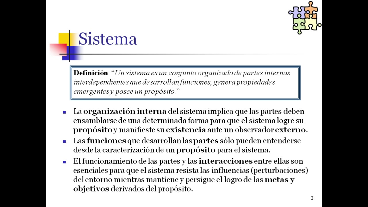 Definición de sistemas - YouTube