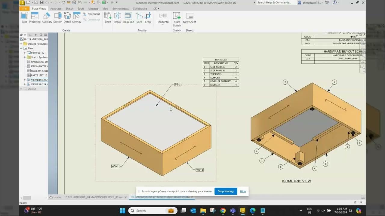 Autodesk Inventor VBA Editor - Code to Generate Overall Dimensions - YouTube