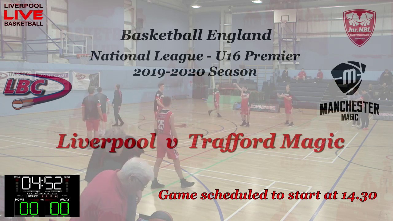National Basketball League 2019/2020, U16 Premier Division, Liverpool v ...