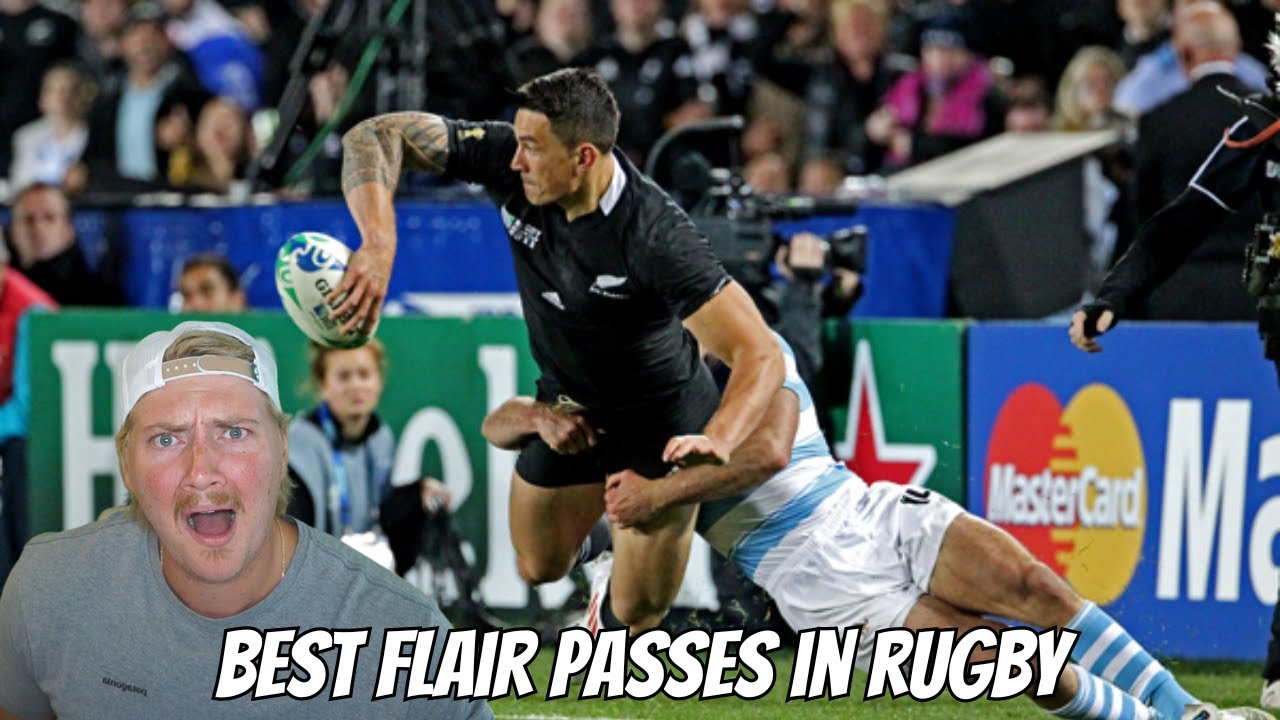 First Reaction to The best EVER flair passes in Rugby Union! 😲🏉 - YouTube