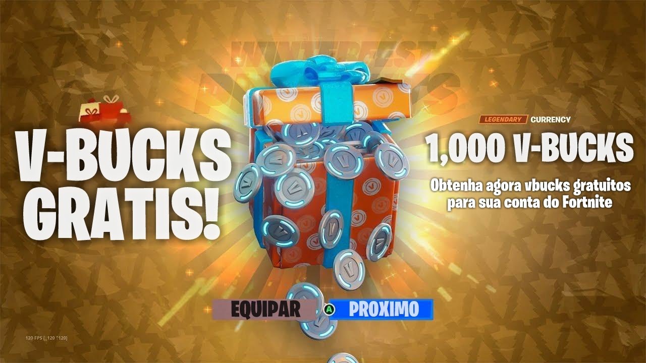 V Bucks GrÁtis Para Todos No Fortnite Como Resgatar Agora 1000 V