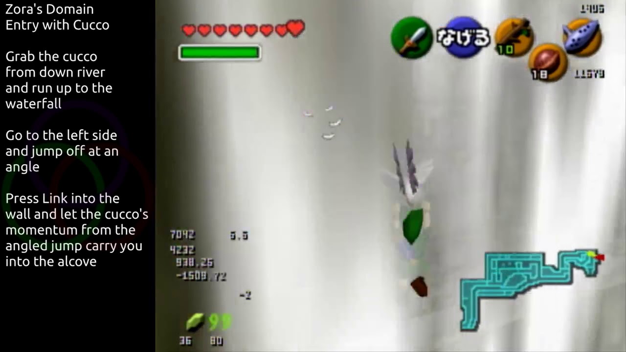 Zora's Domain Entry with Cucco - YouTube