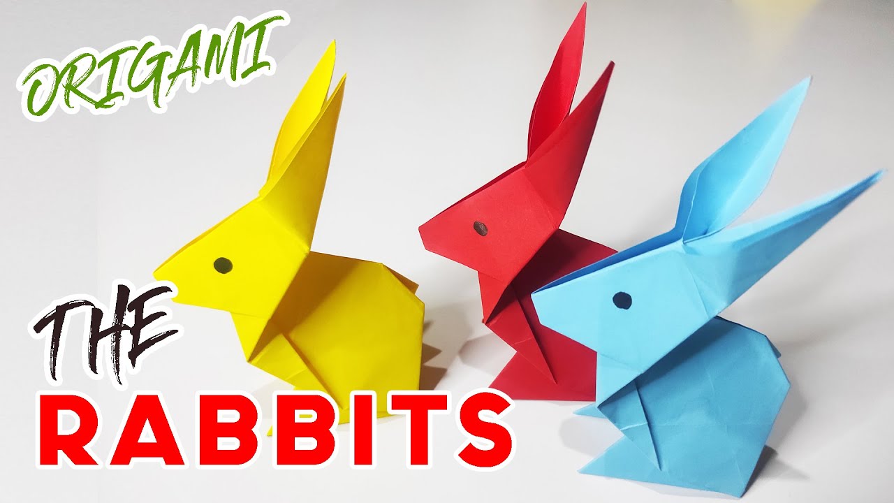 How to make Origami Rabbit step by step - Easy origami paper rabbit ...