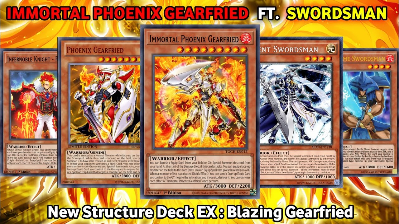 IMMORTAL PHOENIX GEARFRIED FT. SILENT SWORDSMAN Best Support ! Yu-Gi-Oh ...