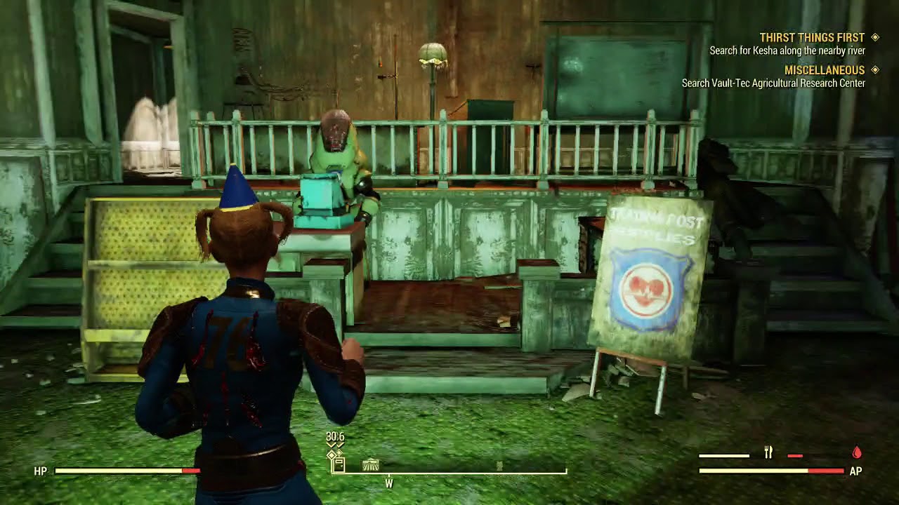 Fallout 76 Level Up Agility Choose Action Girl Perk - YouTube