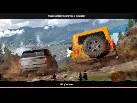 Thrilling 4x4 off-road racing adventure. Pickup, suv & truck mud riding ...