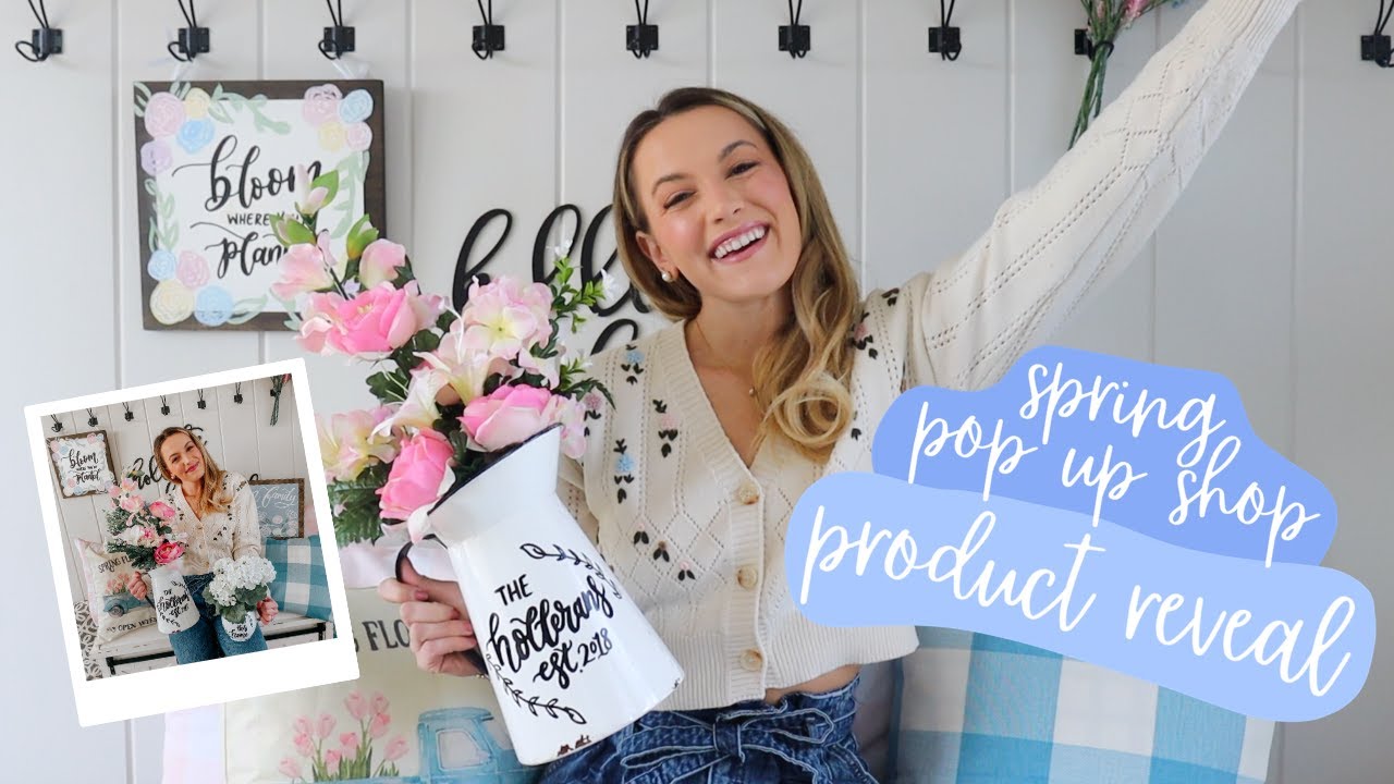 SPRING POP UP SHOP REVEAL | DETAILS AND SWIRLS - YouTube