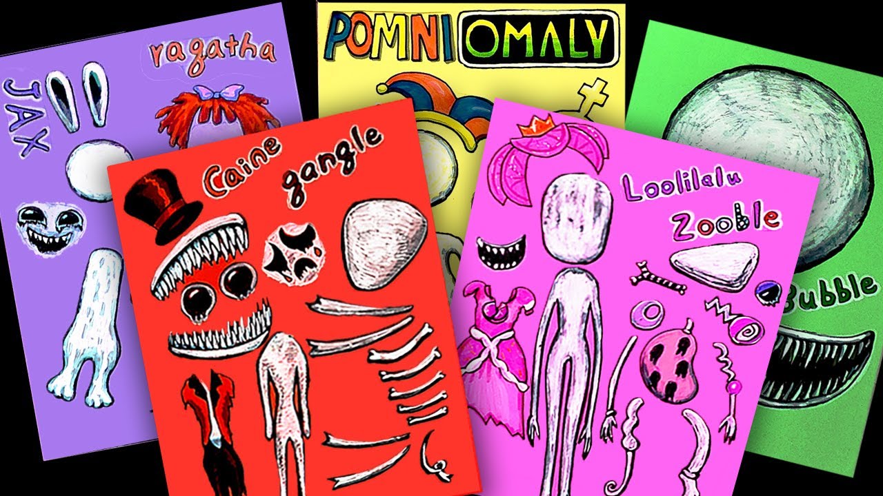 🎠paperdiy🎠 Decorate with Sticker Book 💀 Zoonomaly 2 🎪 Zookeeper,Monster ...