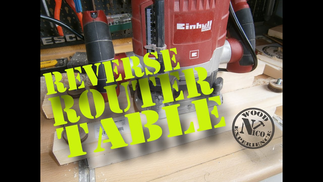 Inverted Router Table - Banco Fresa - YouTube