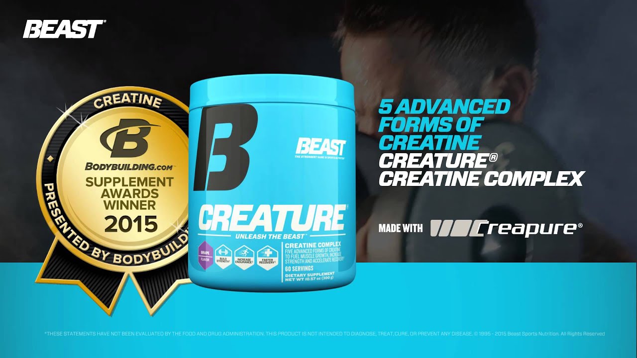Beast Creature Creatine Wins Supplement of The Year 2015 - YouTube