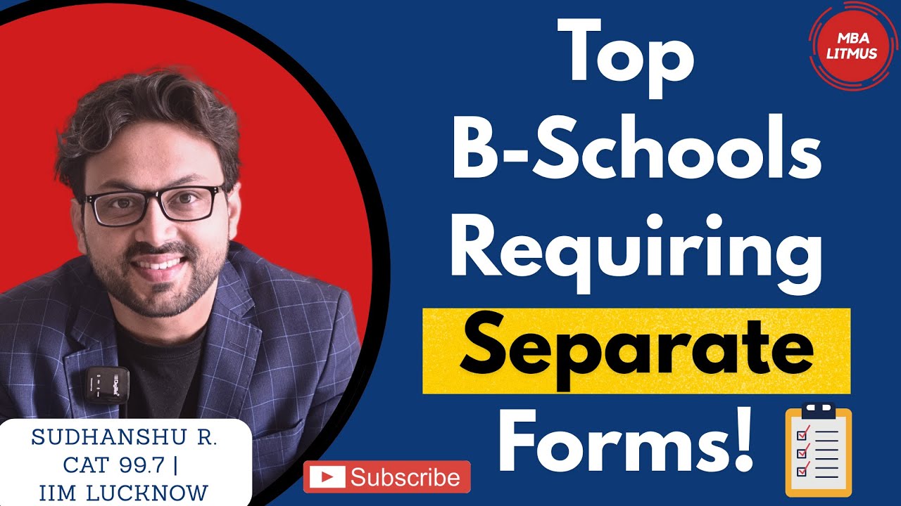 MBA Forms & Colleges | B School Guide | Separate Forms | Form Fee ...