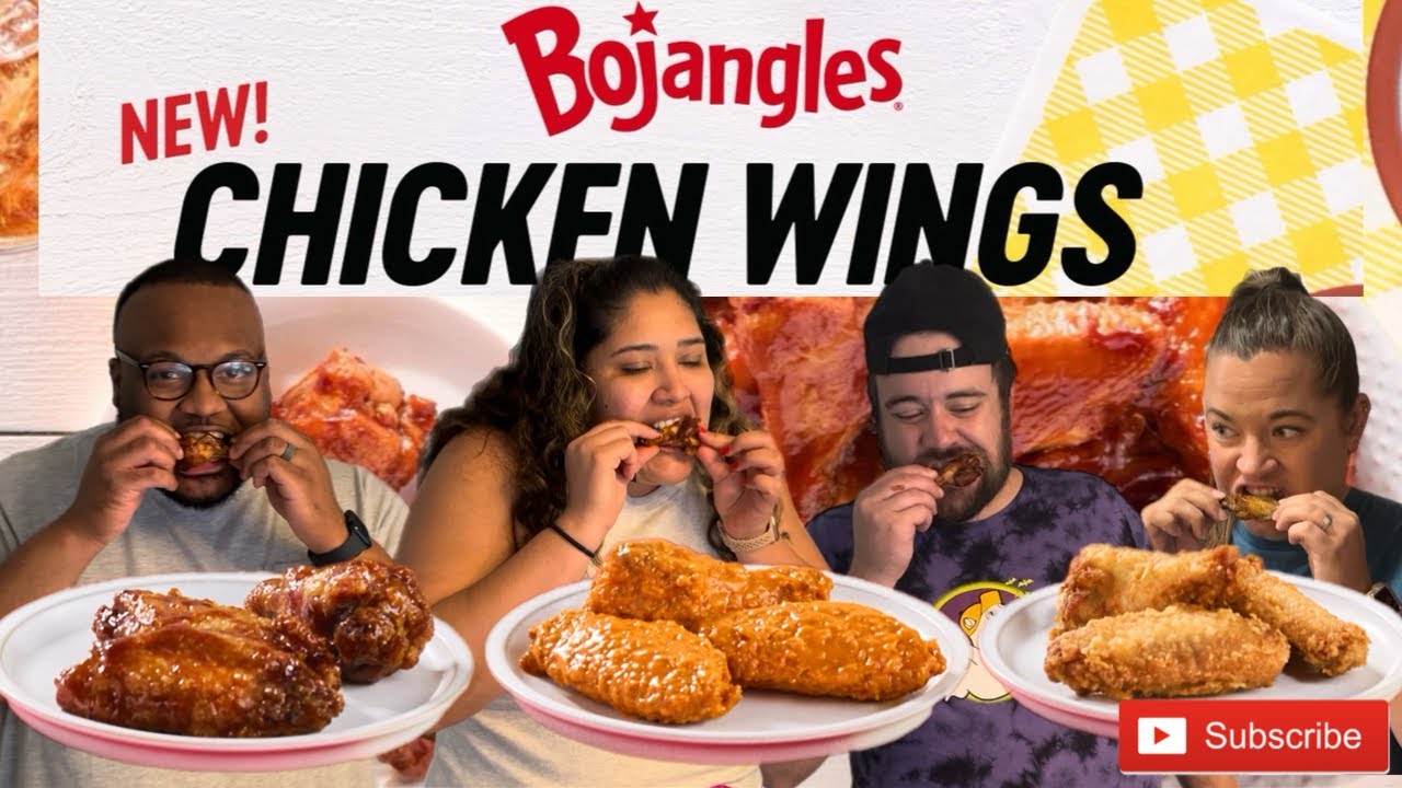 Bojangles Chicken Wings | TASTE TEST | Creamy Buffalo, BBQ, Original ...