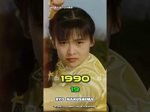CHIKYU SENTAI FIVEMAN (1990) Cast Then and Now (2024) #ytshorts #shorts #powerrangers