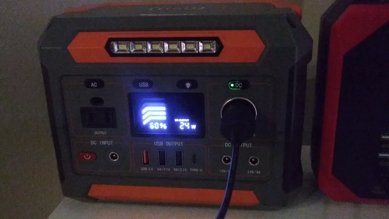 Pass-Through Charging a GoPower Plus Solar Generator. ( Progeny ...