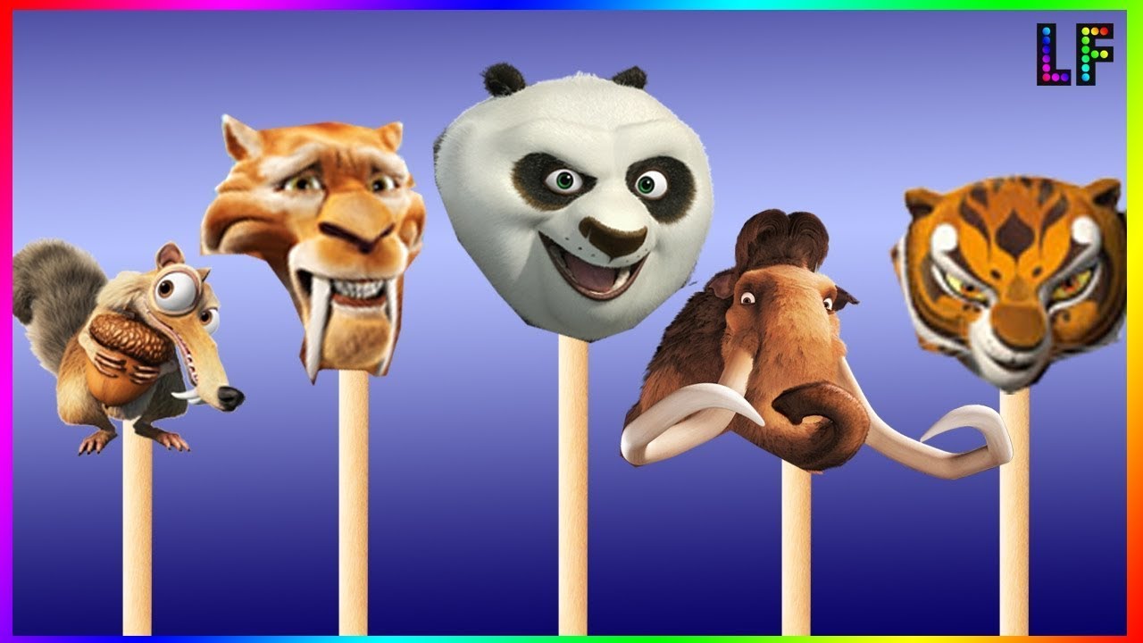 Kung fu Panda & Ice age Finger Family Daddy finger Panda Ice Age - YouTube
