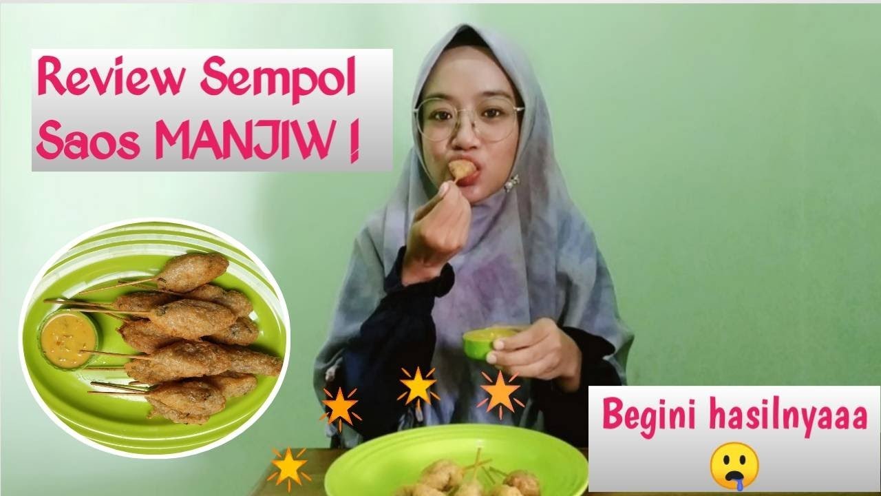 Review Sempol Telur Saos Manjiw | Review Kuliner - YouTube
