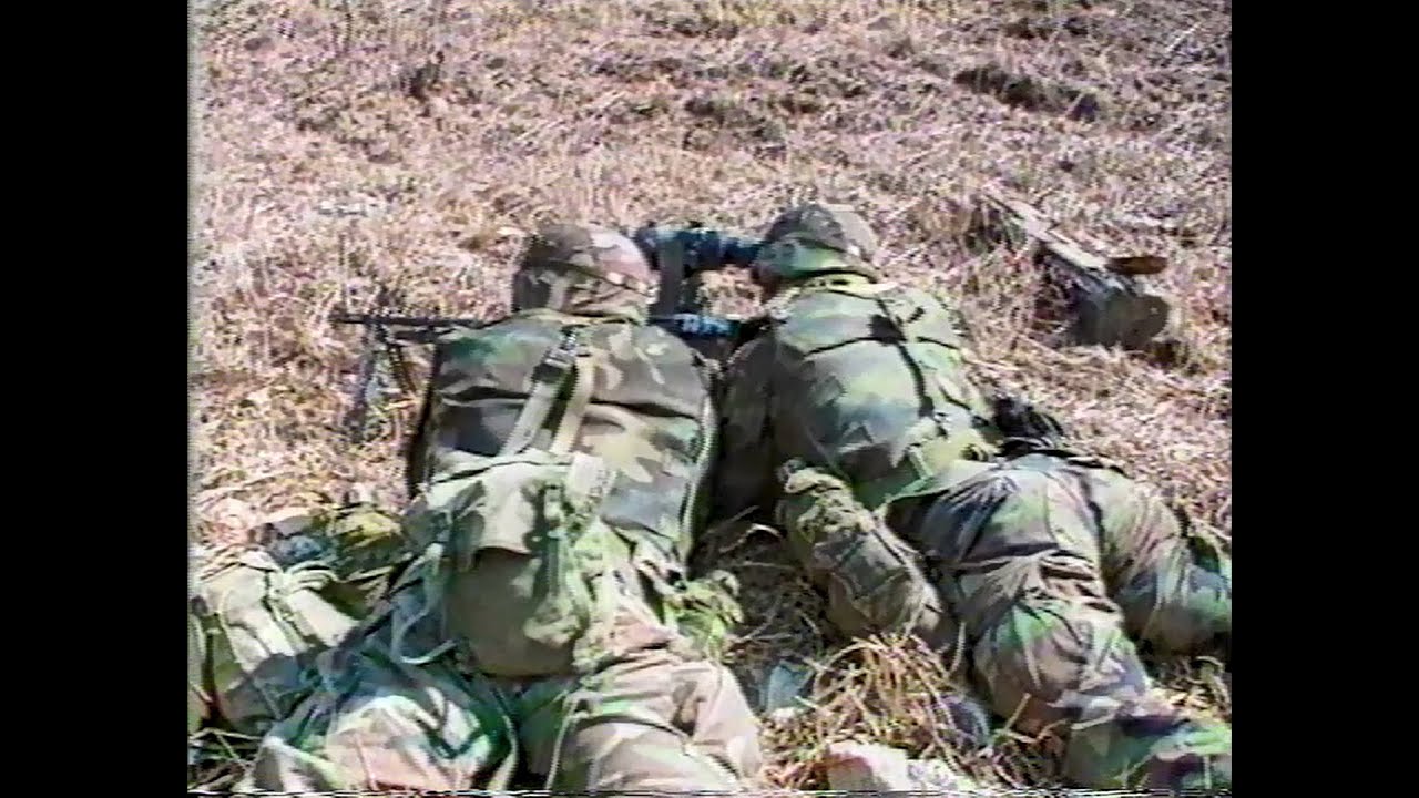 8th U.S. Army in the 90s (110): 1/503rd Infantry live fire exercise ...