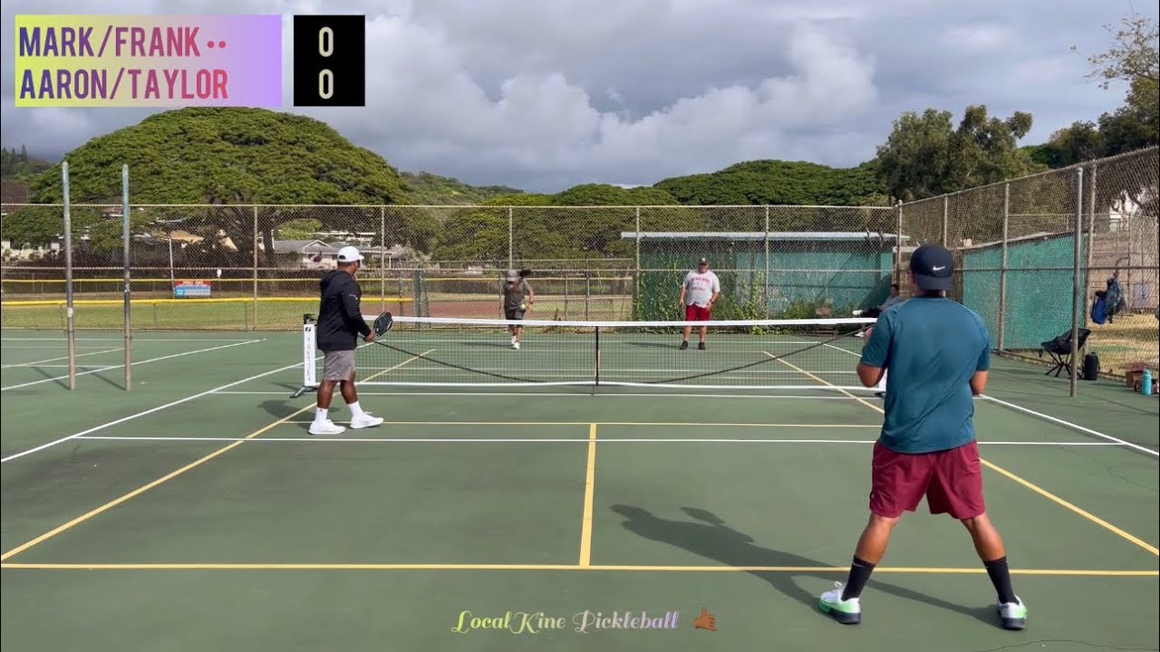 Back on that Grind | Men’s Doubles Pickleball, Aaron/Taylor vs Mark/Frank | O’ahu, Hawai’i - YouTube