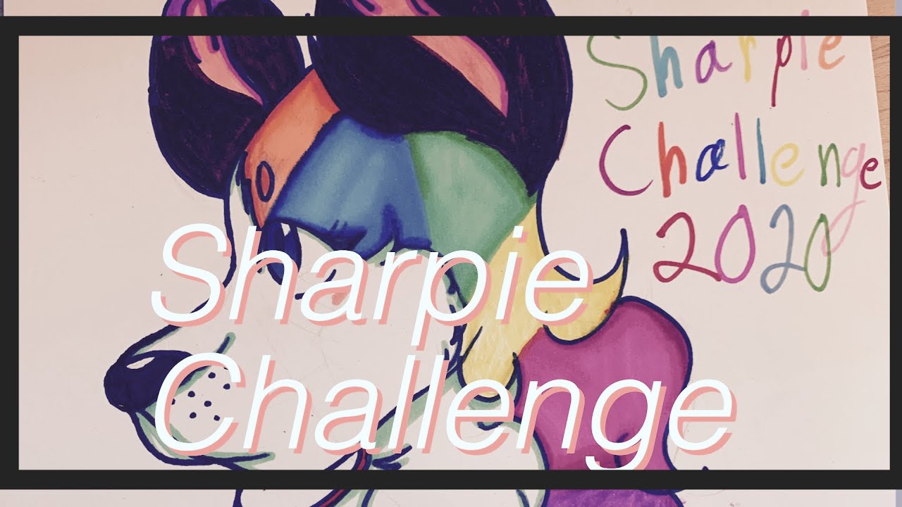 Sharpie Art Challenge - YouTube