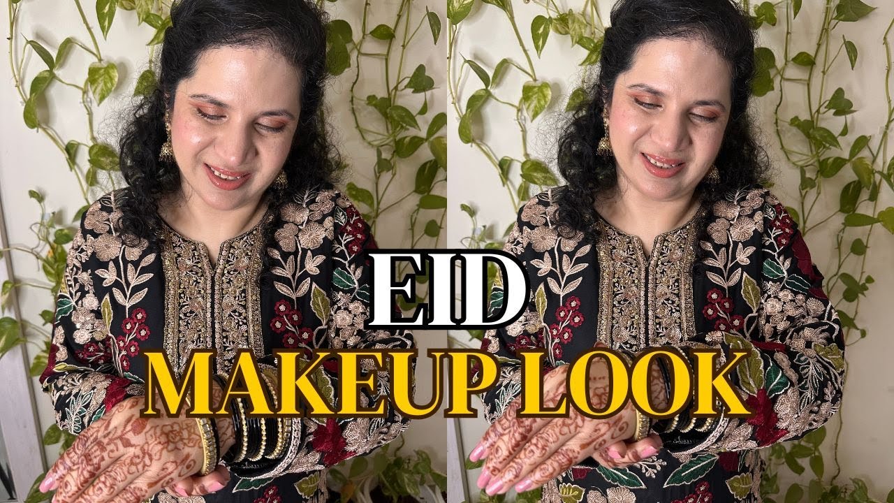 my eid makeup look tutorial eid vlog 2025 - YouTube