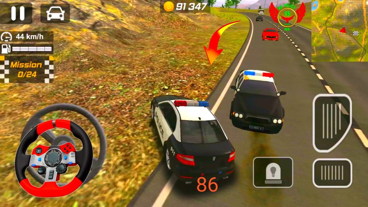 HD police vs gari game #886 police Gameplay Best Car Games Drift Gari ...