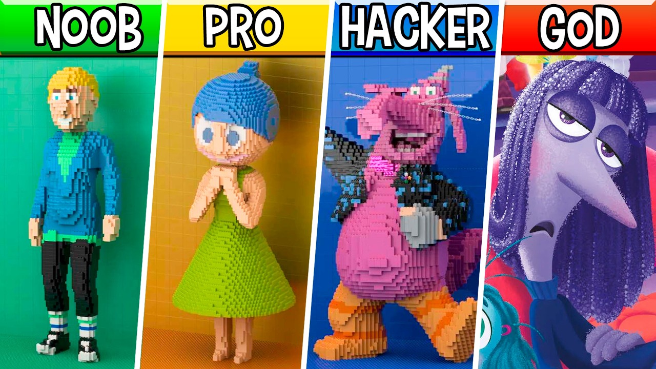 LEGO ALL Characters in Inside Out 2 (Collection №5) : Noob, Pro, HACKER ...
