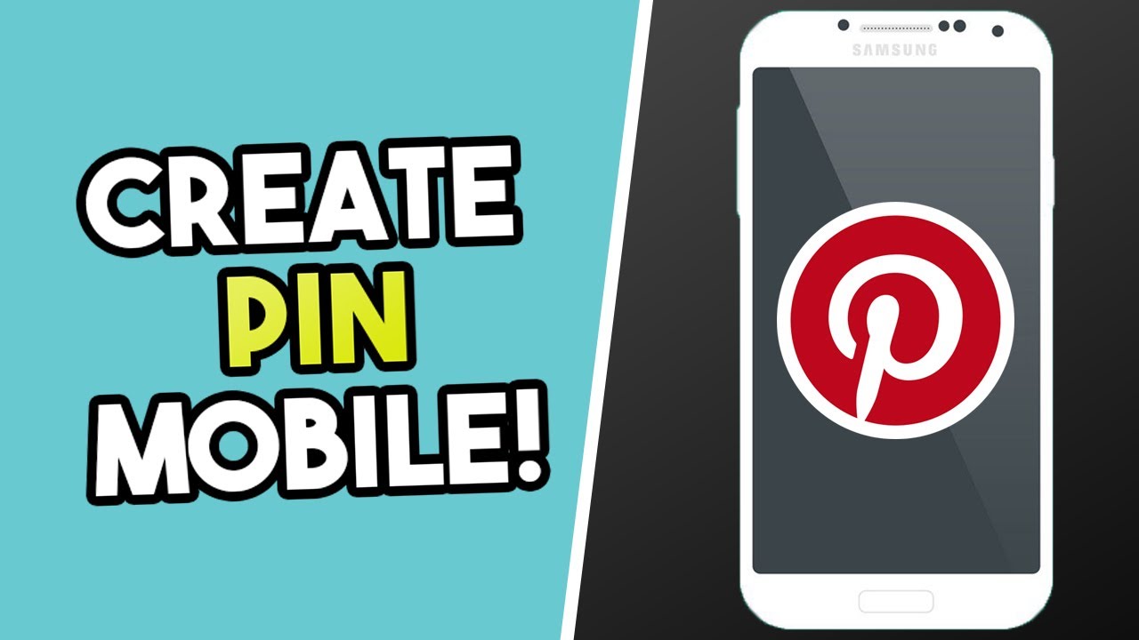 How To Create A Pinterest Pin On Mobile! - YouTube